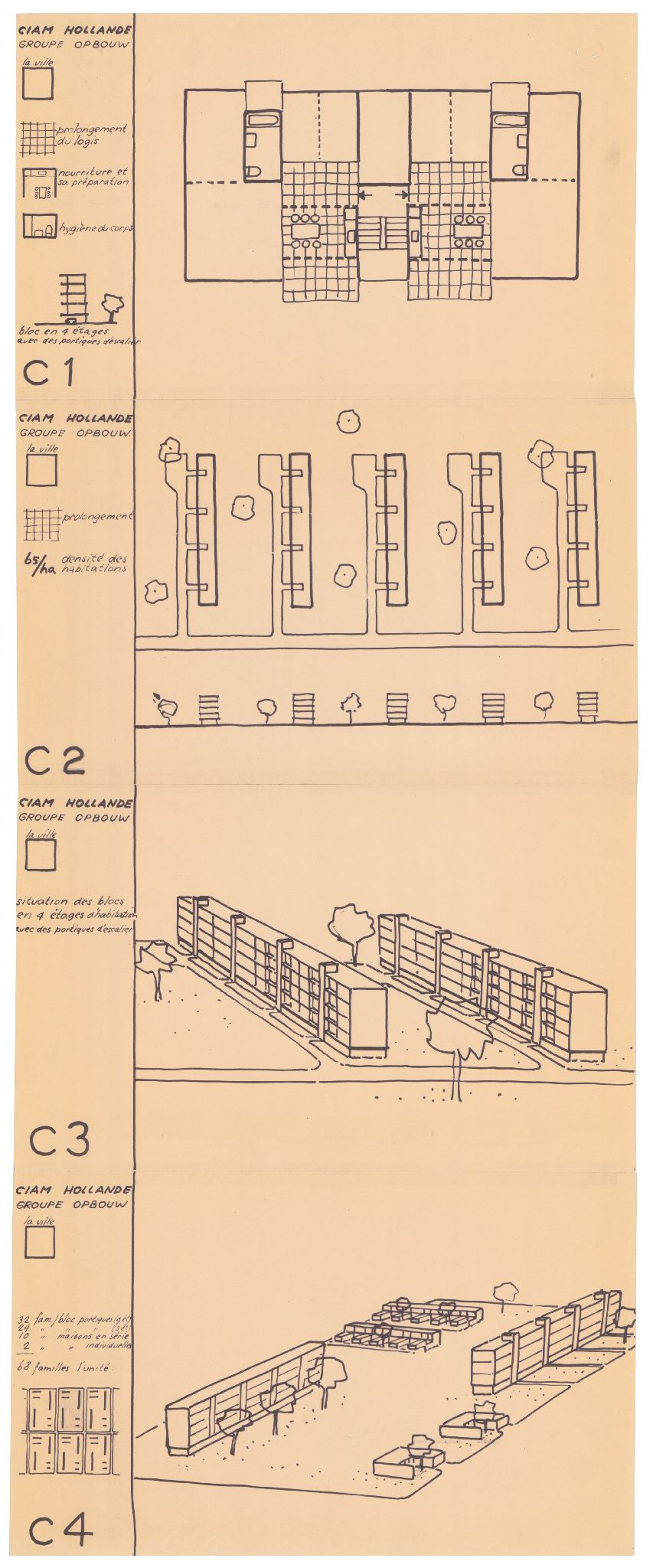 CIAM Grid Rotterdam Alexanderpolder 1955 | Post Box for the Open ...